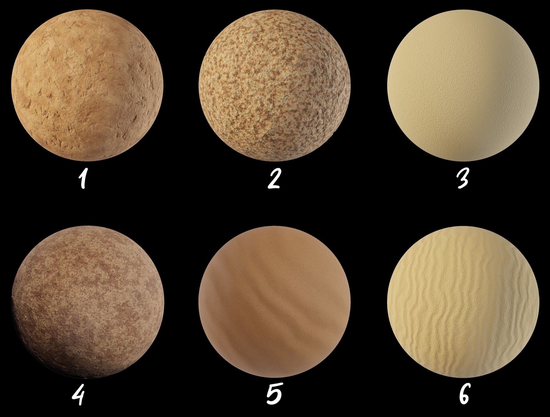 ArtStation - Desert-Themed PBR Textures