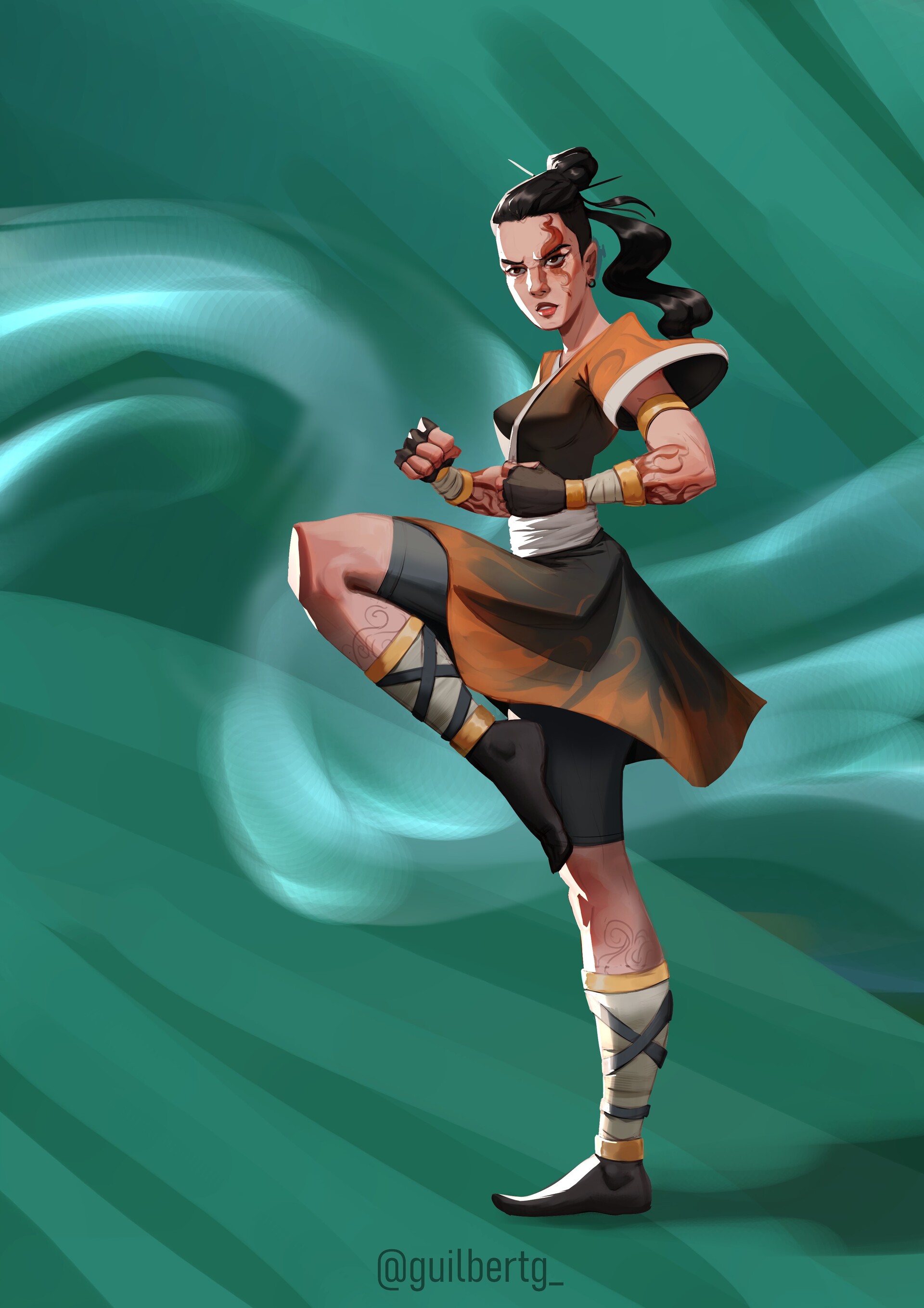 ArtStation - Monk DND design