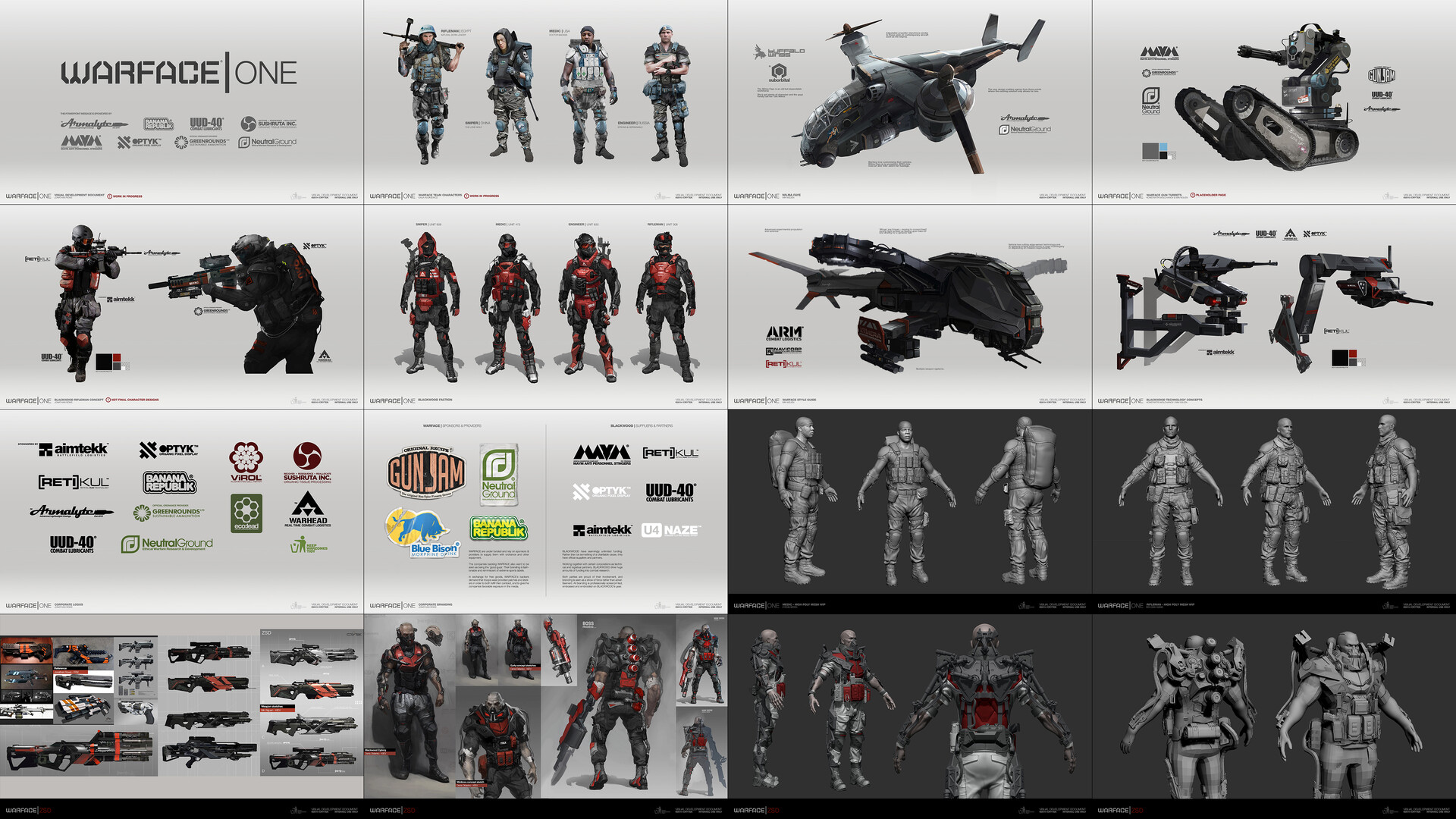ArtStation - WARFACE - Reboot Style Guide & Nevada Theme Maps