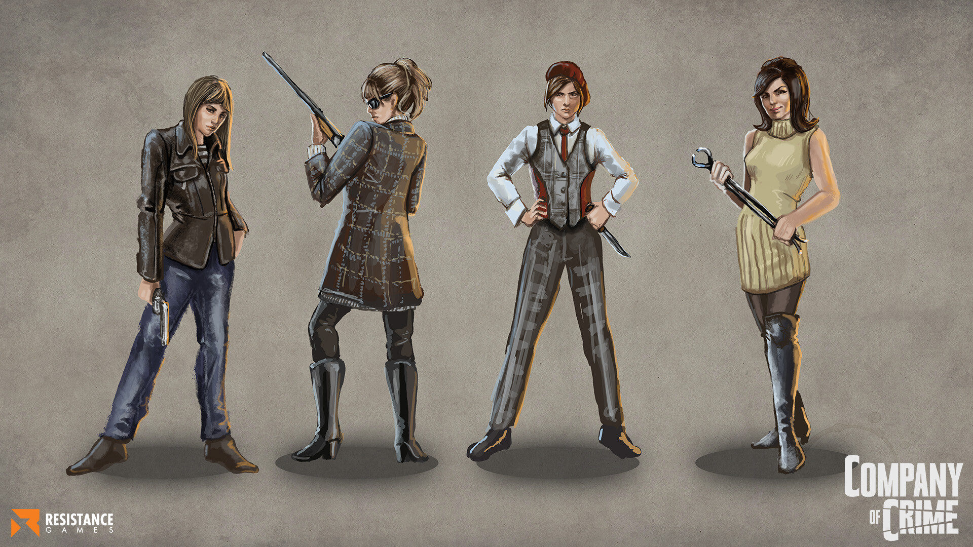 Juha Salmijärvi - Company Of Crime (Character Art)