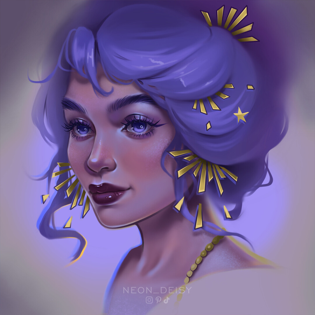 ArtStation - Violet Princess