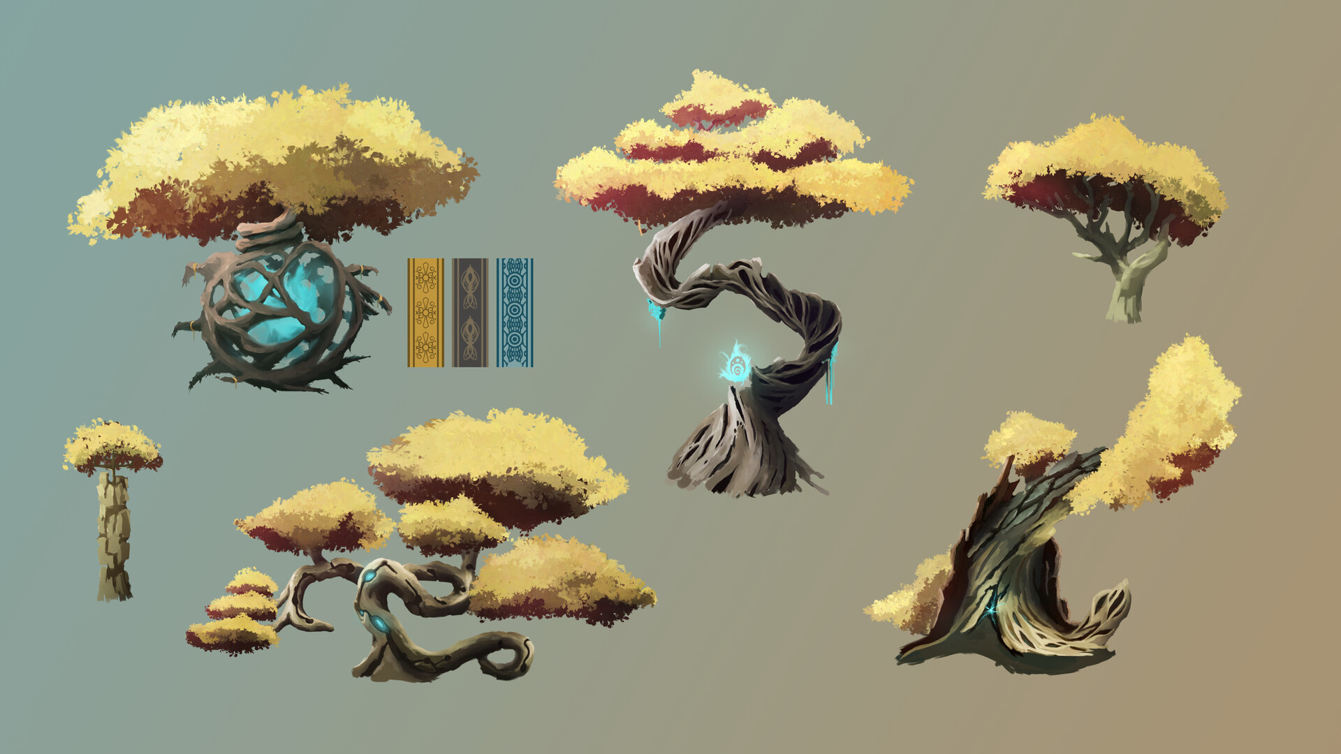 how to draw fantasy environments