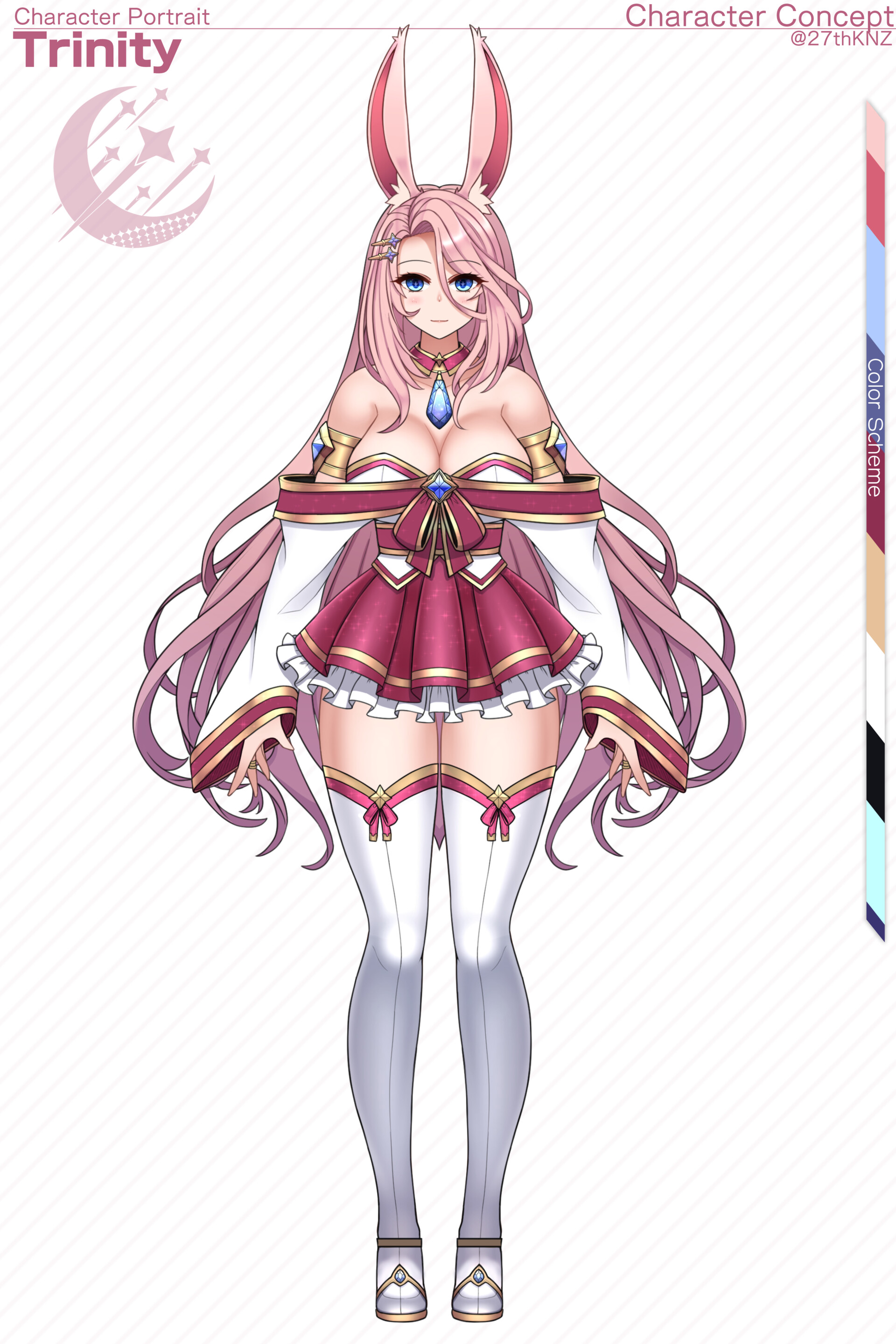 ArtStation - [Commission] Trinity - Magical Girl Vtuber