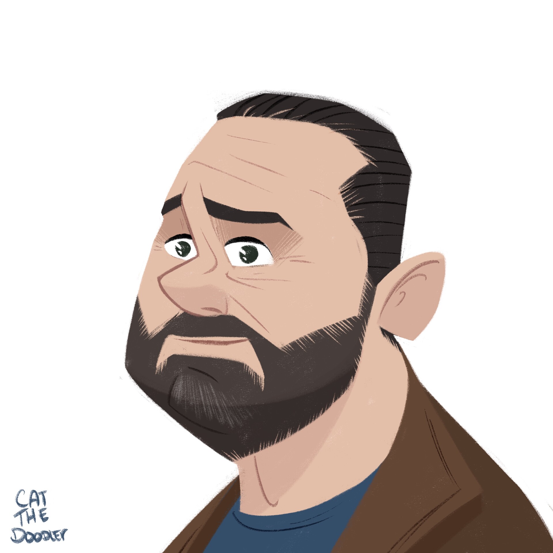 ArtStation - RICKY GERVAIS AS TONY - AFTER LIFE