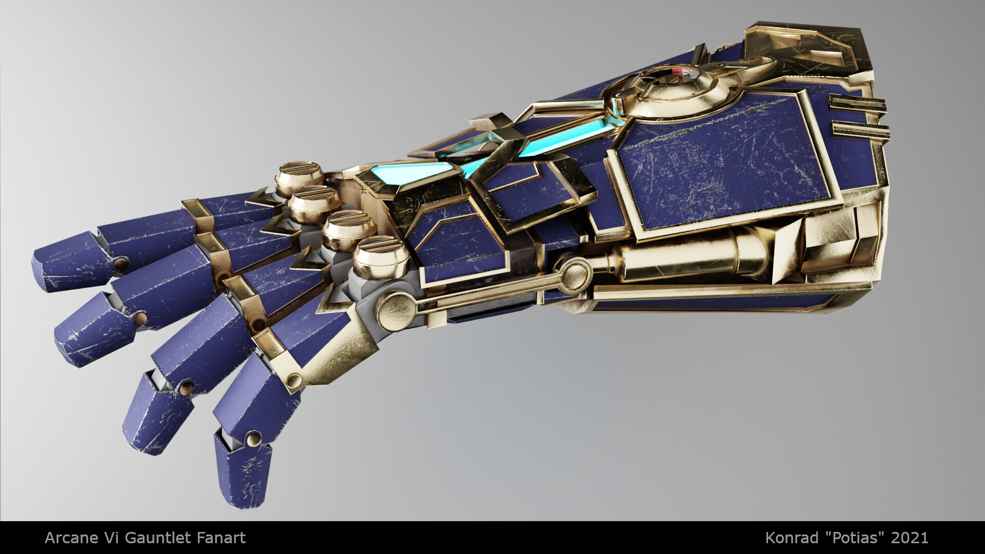 Konrad Potias - Arcane Vi Gauntlet Fanart