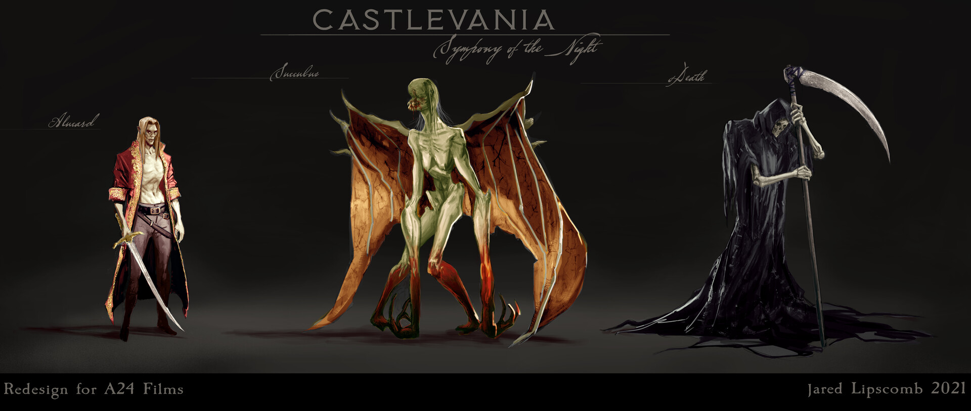 ArtStation - Castlevania Symphony of night redesign
