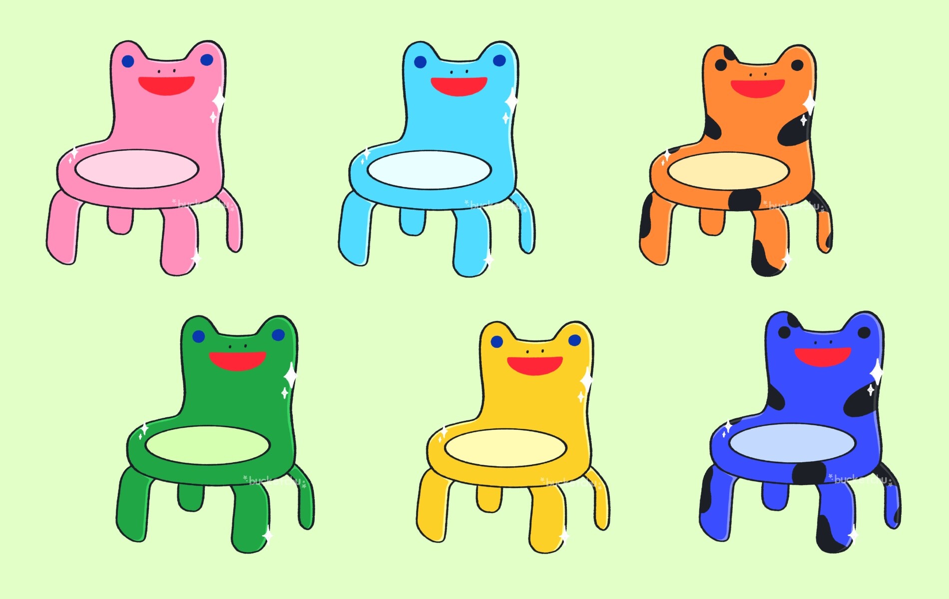 ArtStation - Froggie Chairs