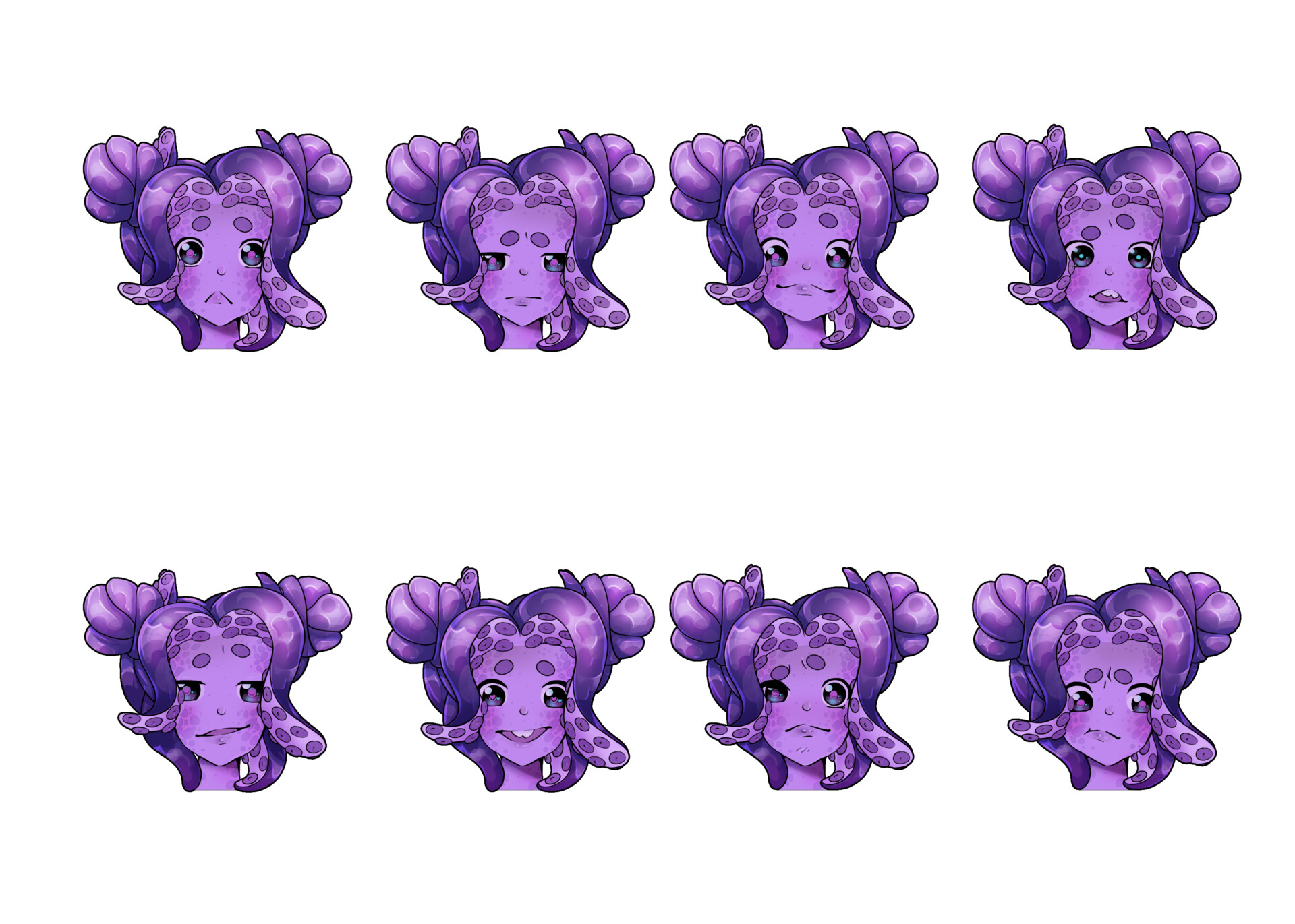 Lyanna Mitchell - Urchins and Ink Sumi Character Concept Design