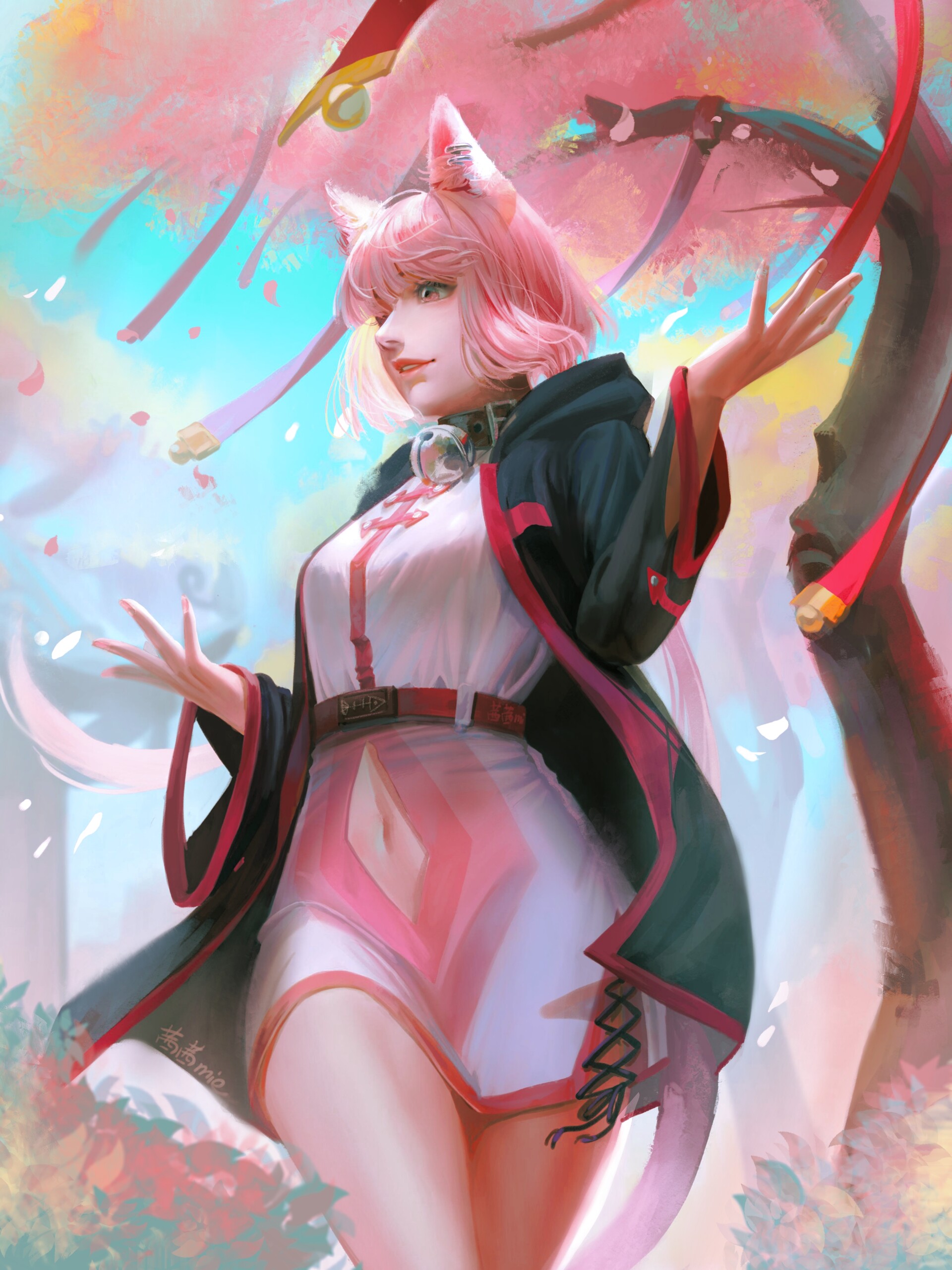 ArtStation - Under the cherry tree