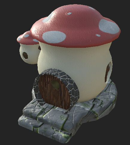 ArtStation - MUSHROOM HOUSE
