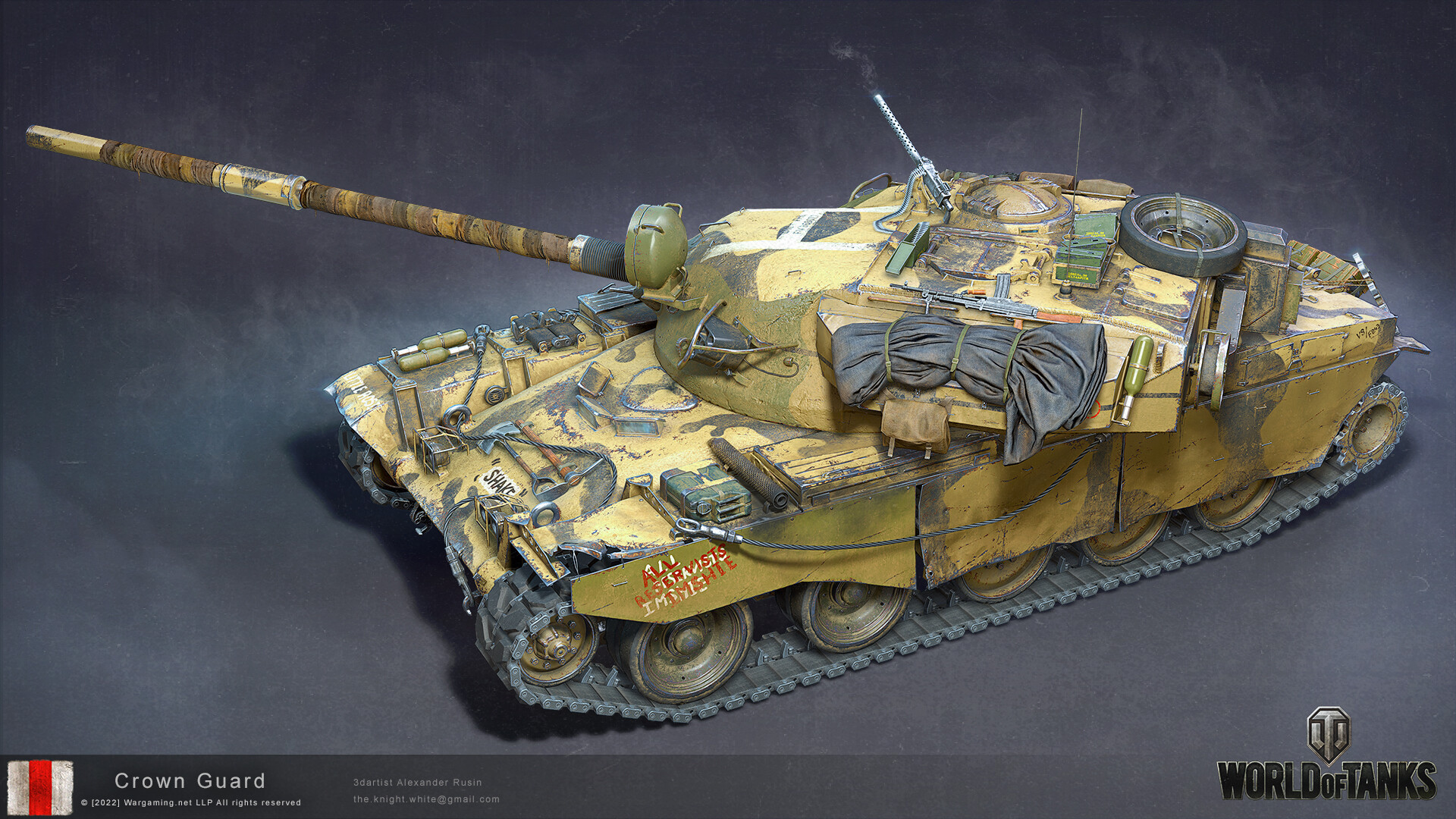 3D Style “Crown Guard” for the T95/FV4201 Chieftain by Alexandr Rusin — ProUser.Me