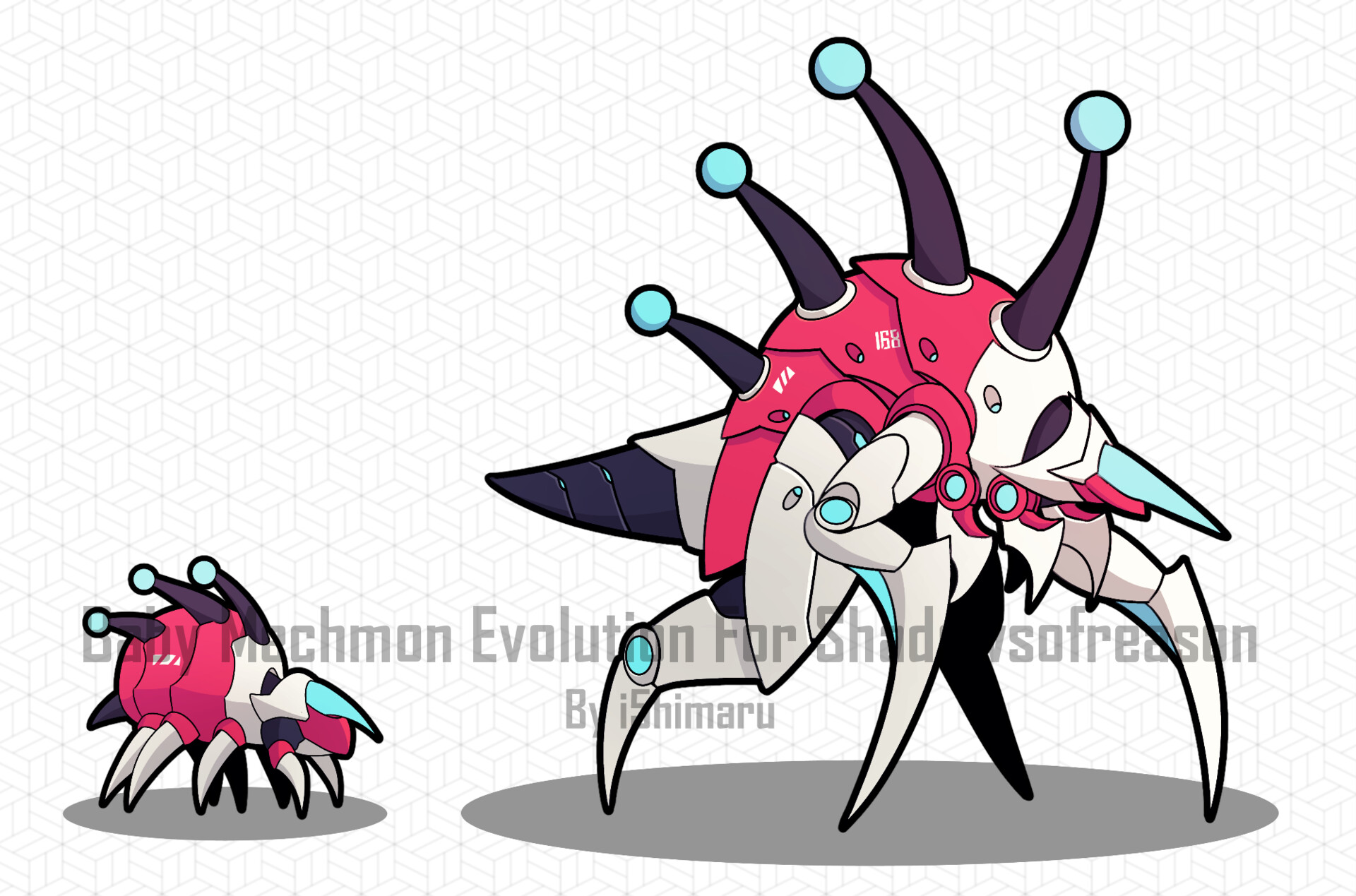 ArtStation - Baby mechmon Evo. For Shadowsofreason