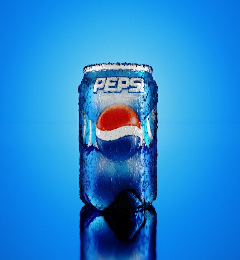 ArtStation - Pepsi product lighting and texturing