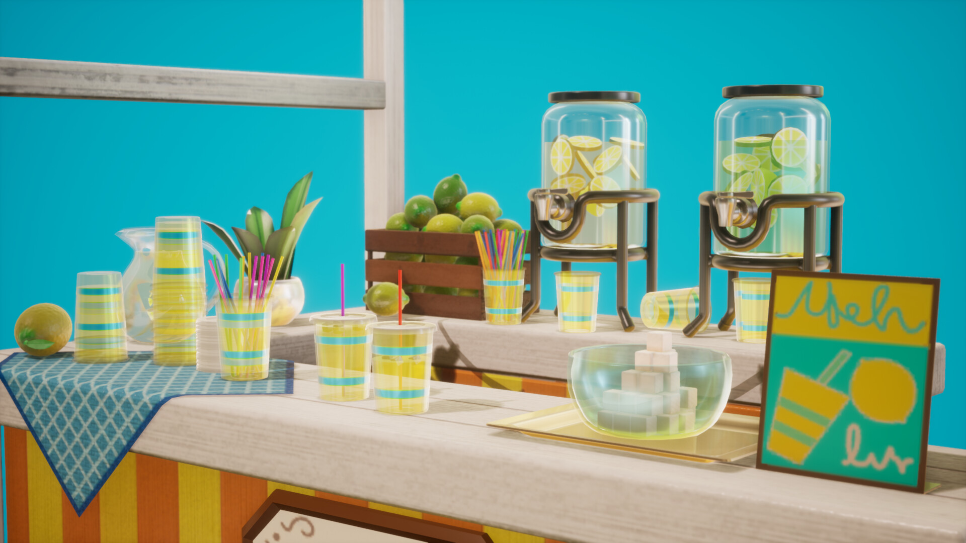 ArtStation - Lemonade Stand