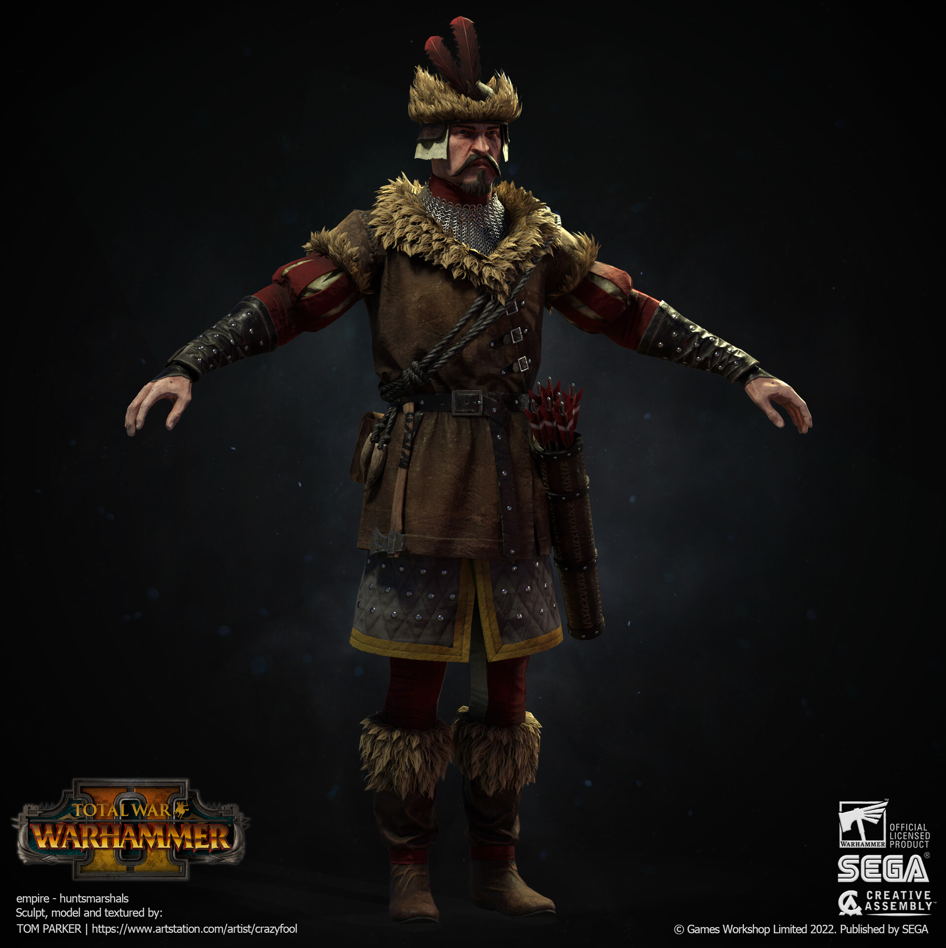 Tom Parker - Huntsmarshal Variants - Total War : Warhammer 2