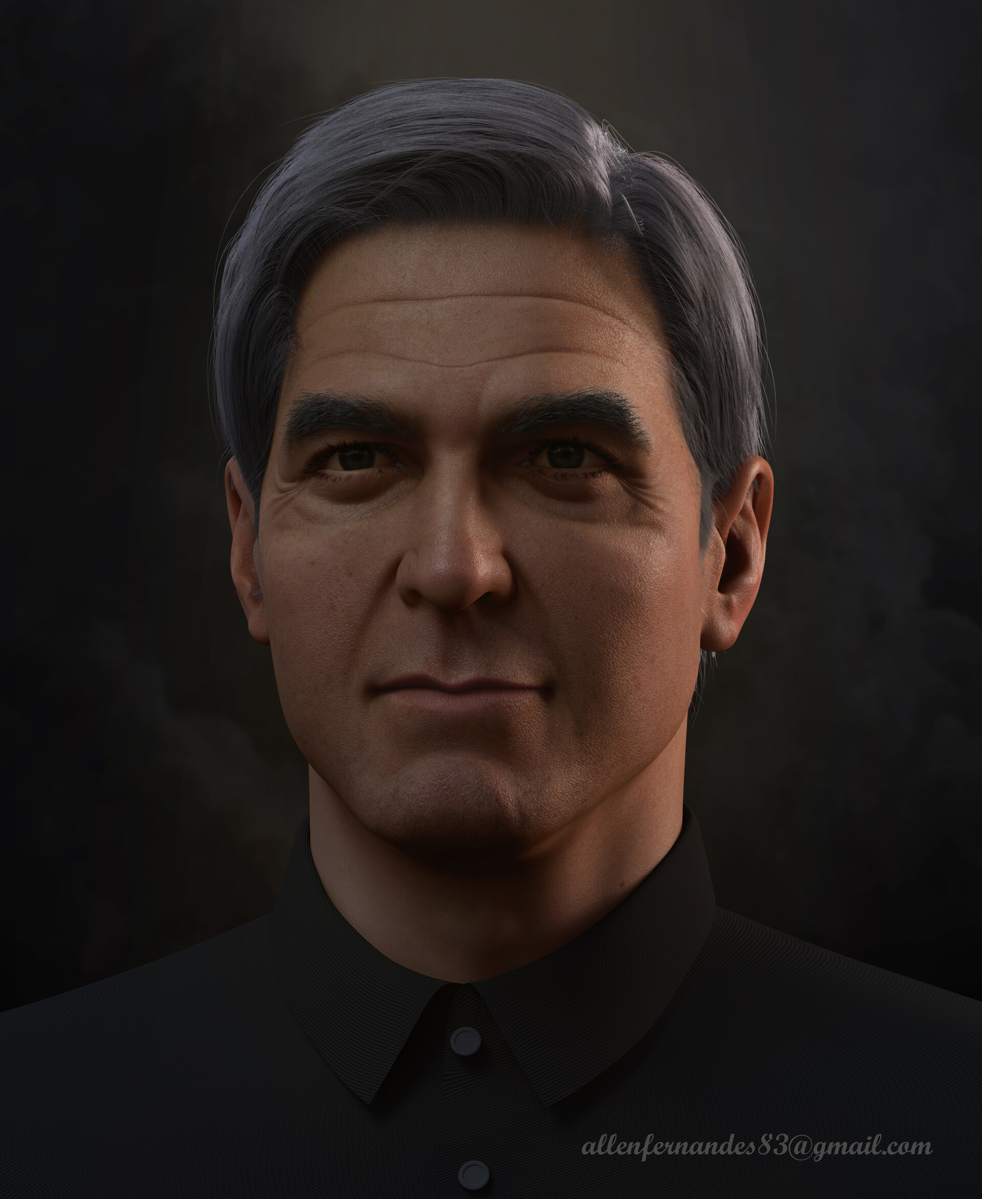 ArtStation - George Clooney 3D Model