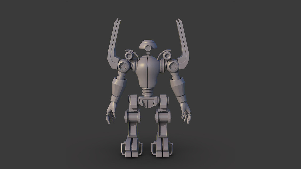 ArtStation - Sci - Fi Robot 3d Model