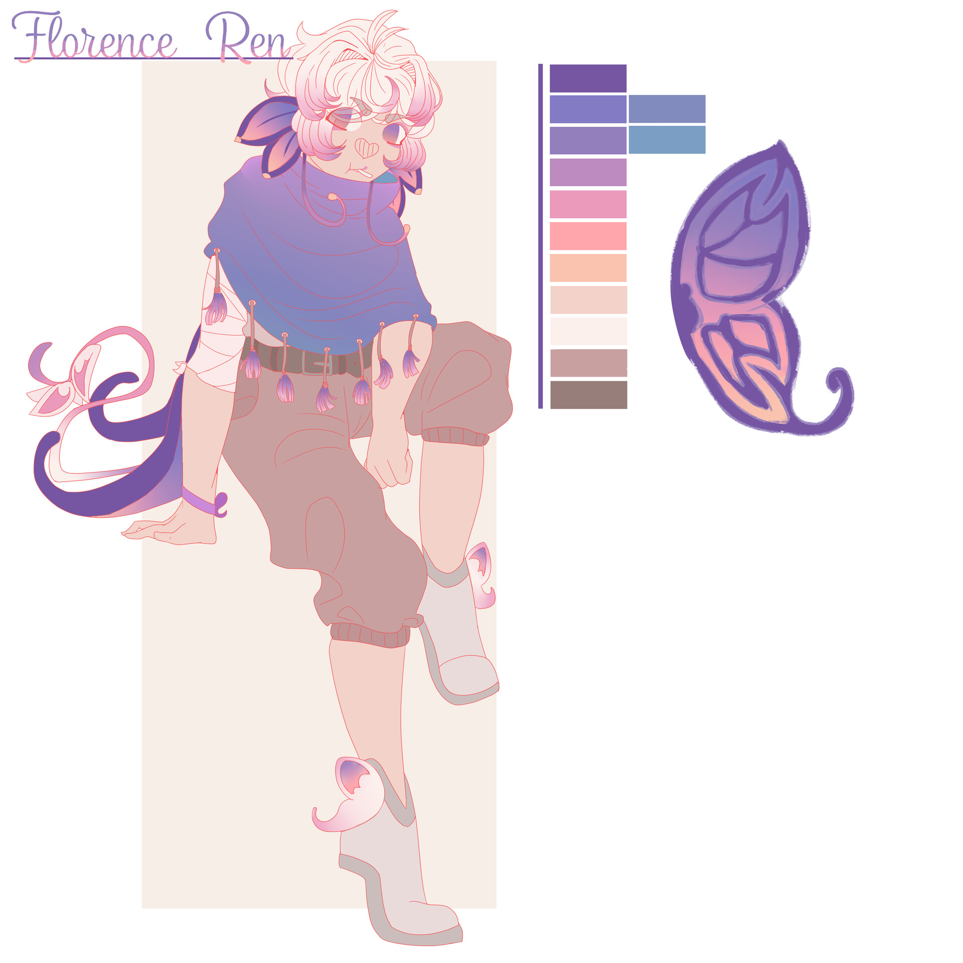 ArtStation - Butterfly (Character Design)