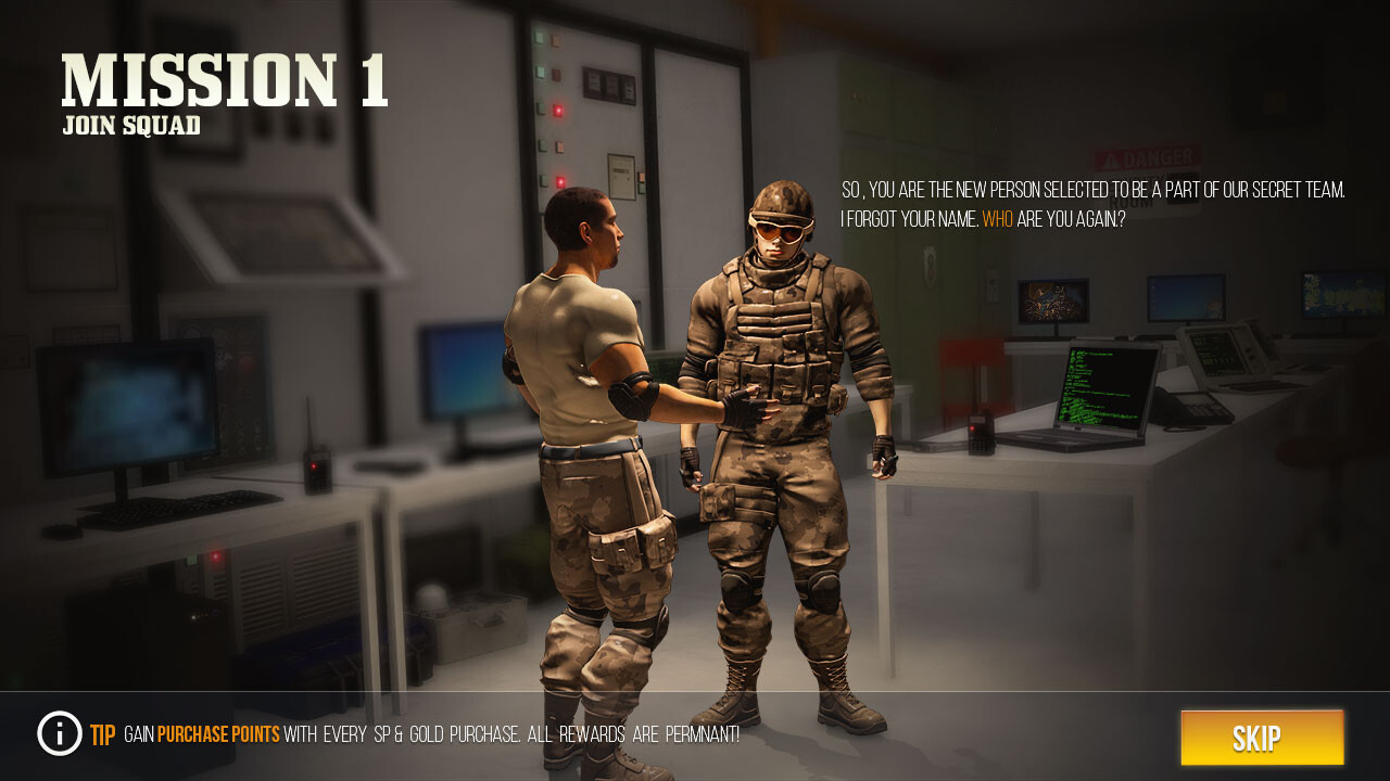 ArtStation - Secret Mission Game Start Graphics