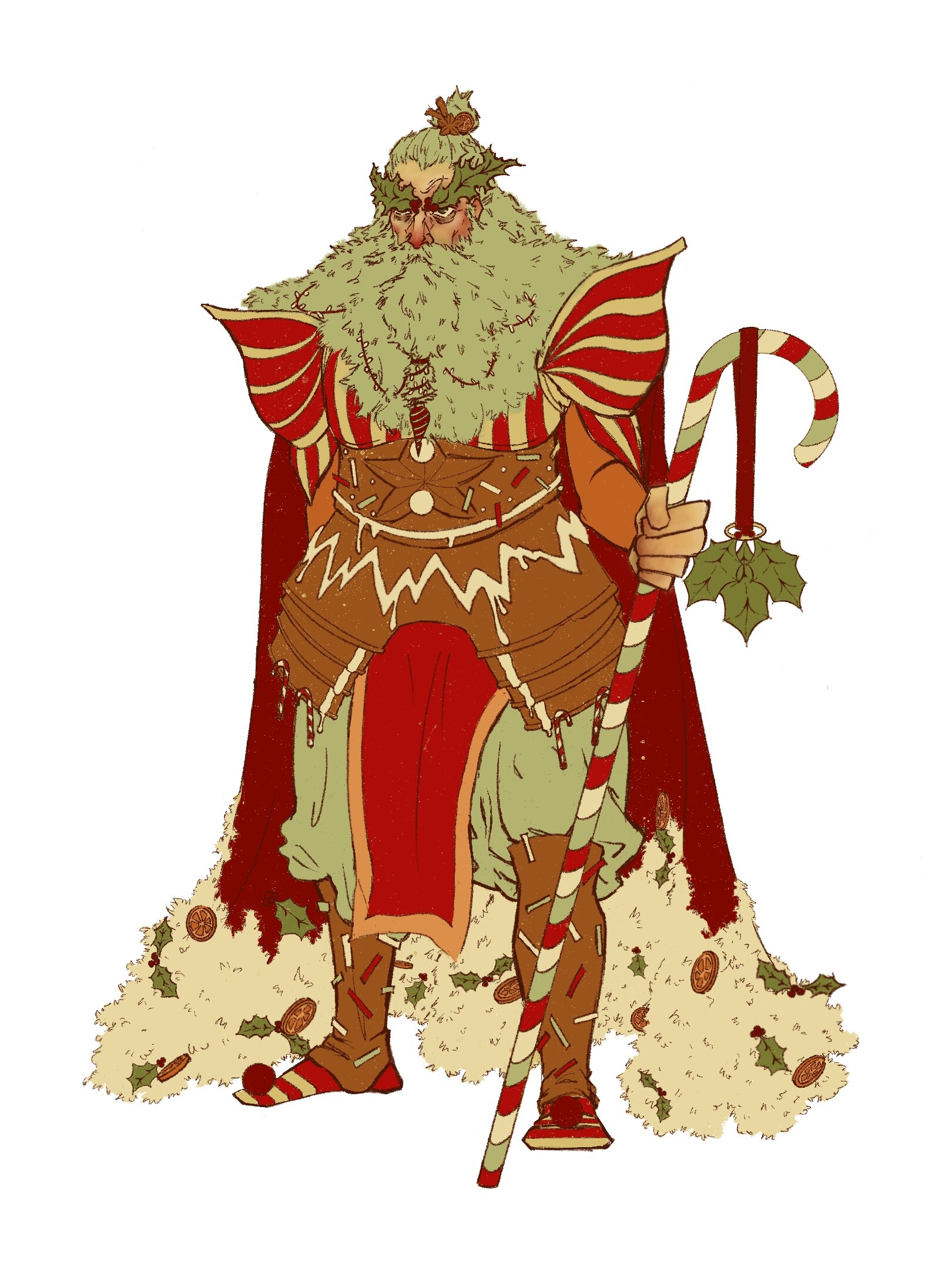 ArtStation - Grumpy Festive Man