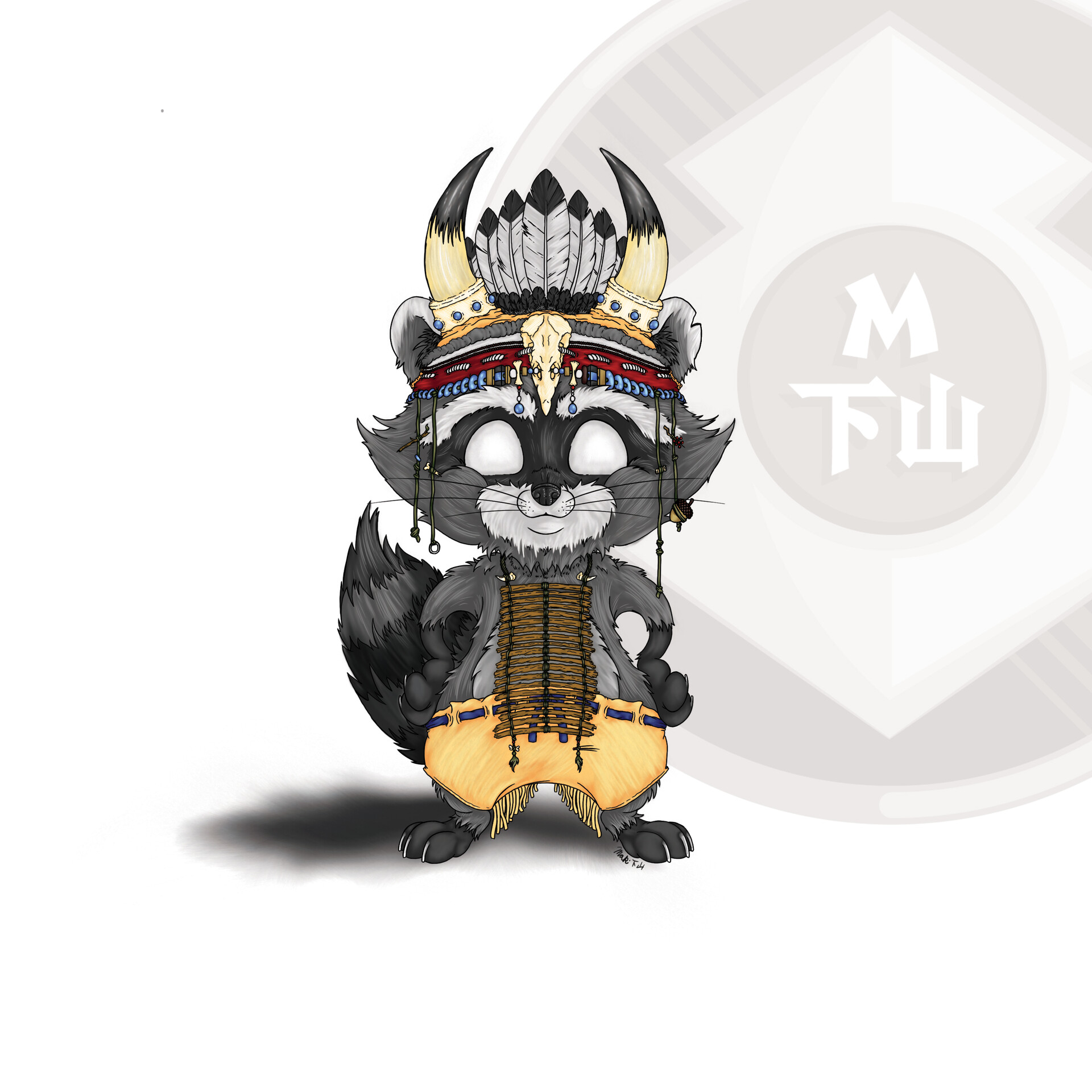 ArtStation - Gray Talon, The Raccoon Ranger