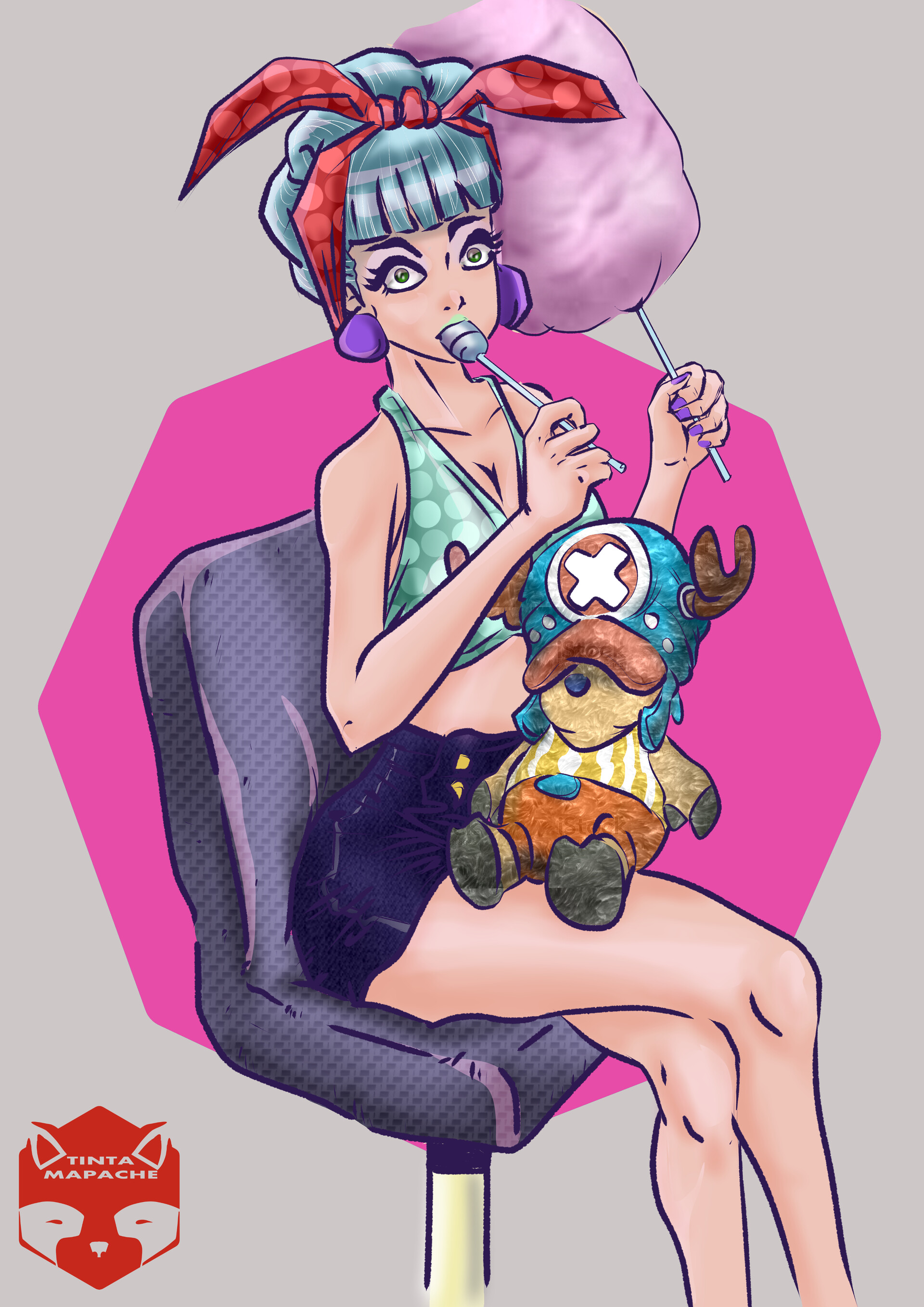 ArtStation - CANDY PIN-UP