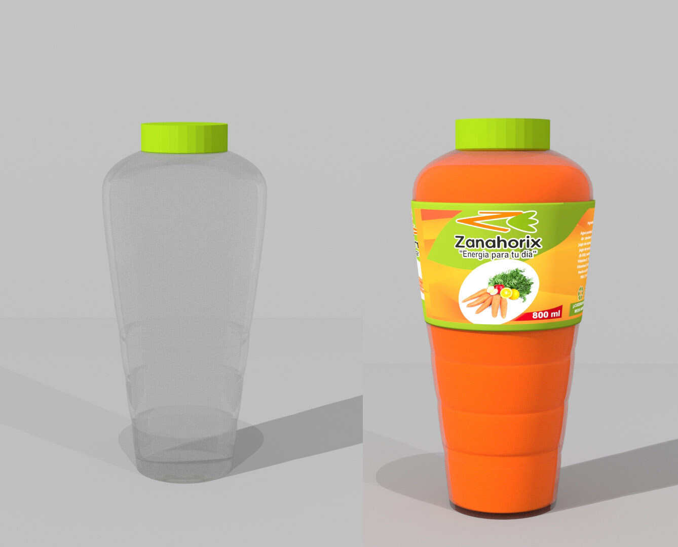 ArtStation - Botellas y Presentación