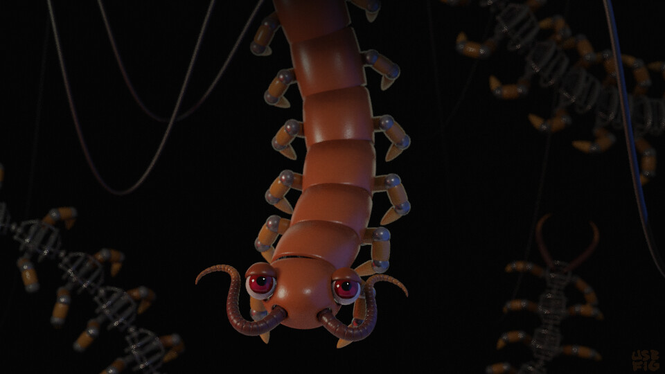 ArtStation - Animatronic Centipede