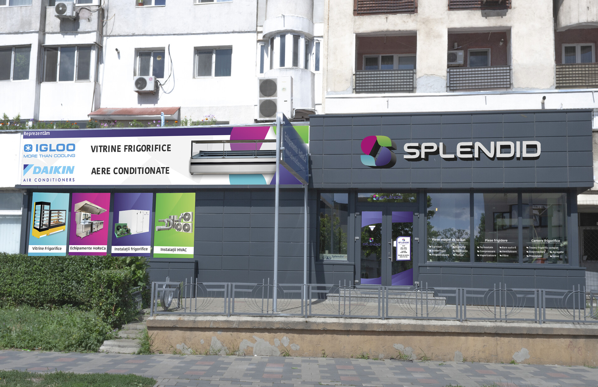 Vlad Marc - Grafica Fatada Magazin Splendid