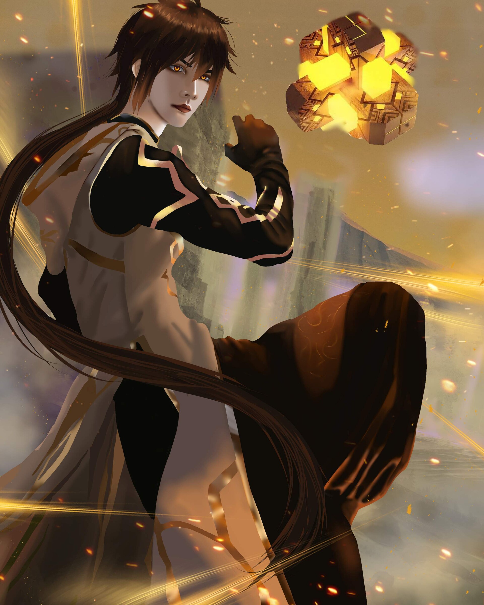 ArtStation - Zhongli - Genshin Impact