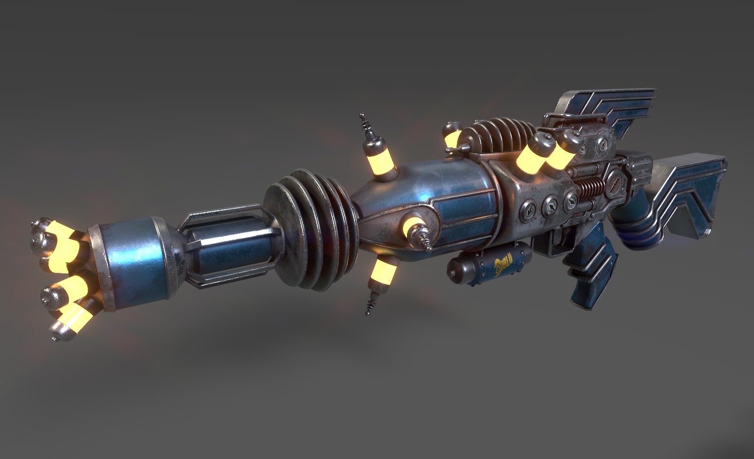 ArtStation - Prop Recreation - Team Fortress 2 "Pomson 6000"