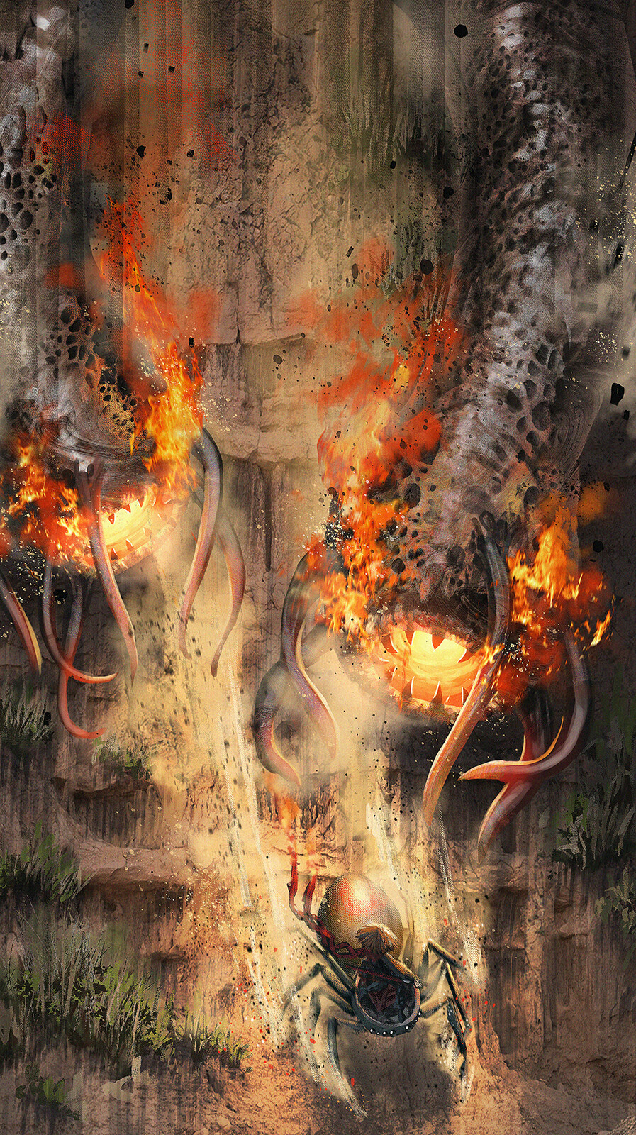 ArtStation - volcano worm