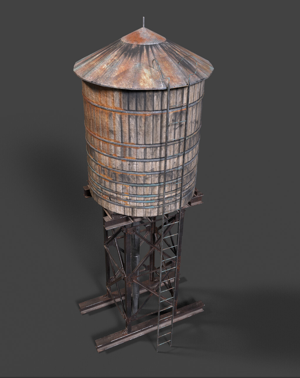 rooftop water tower