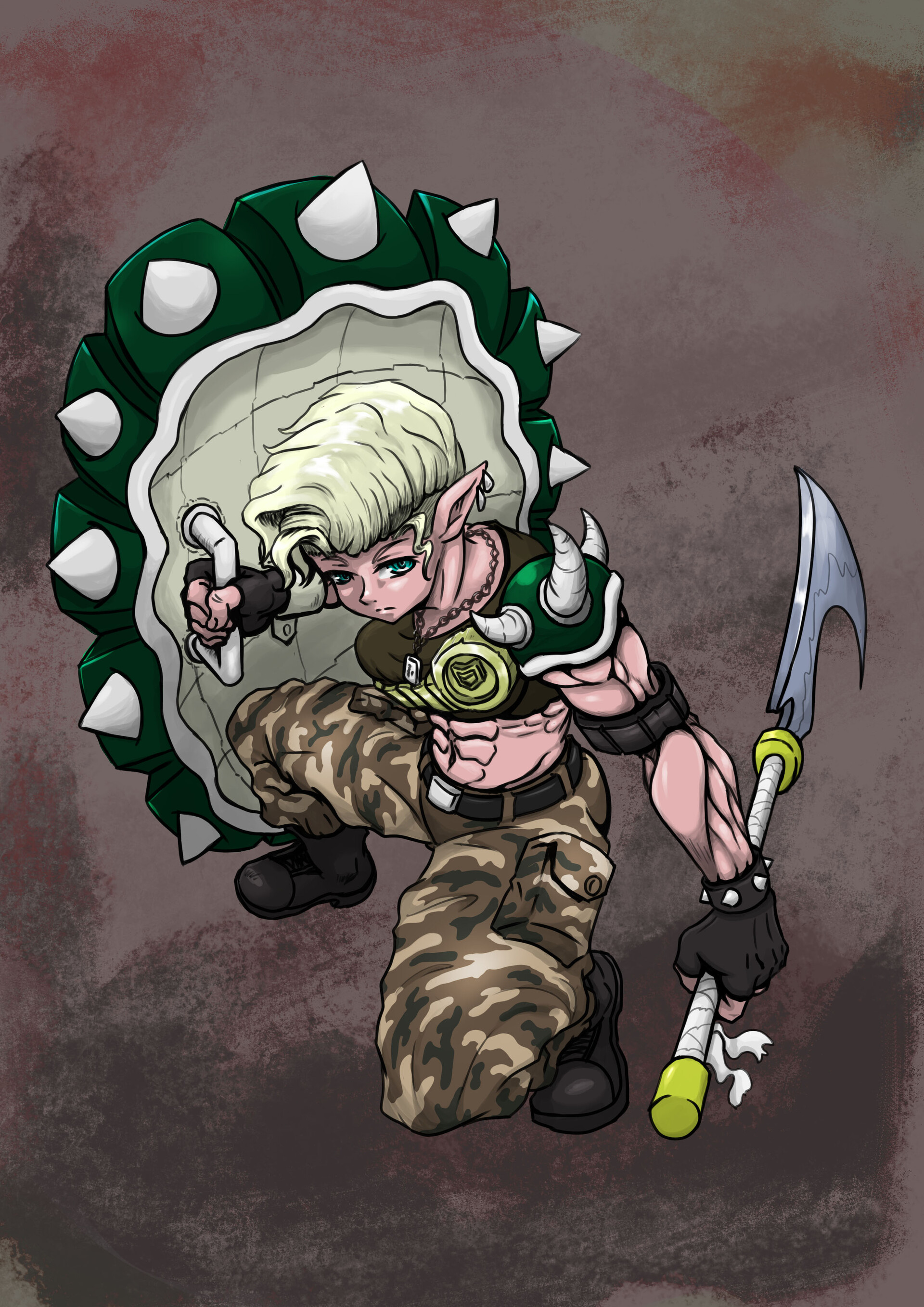 ArtStation - Amee - soldier girl :)))