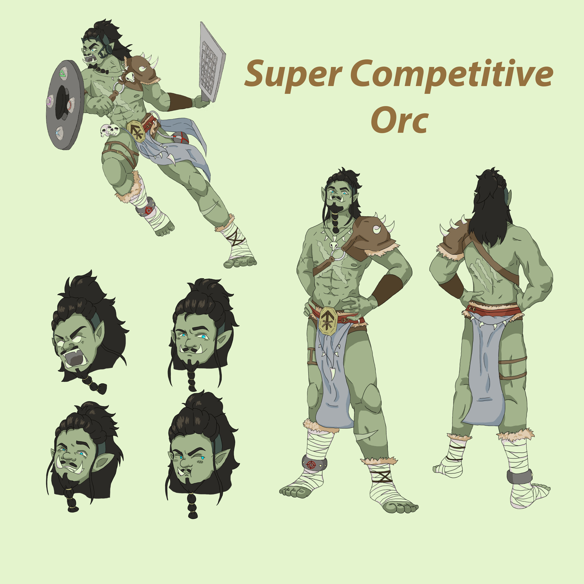 ArtStation - Orc Concept Design