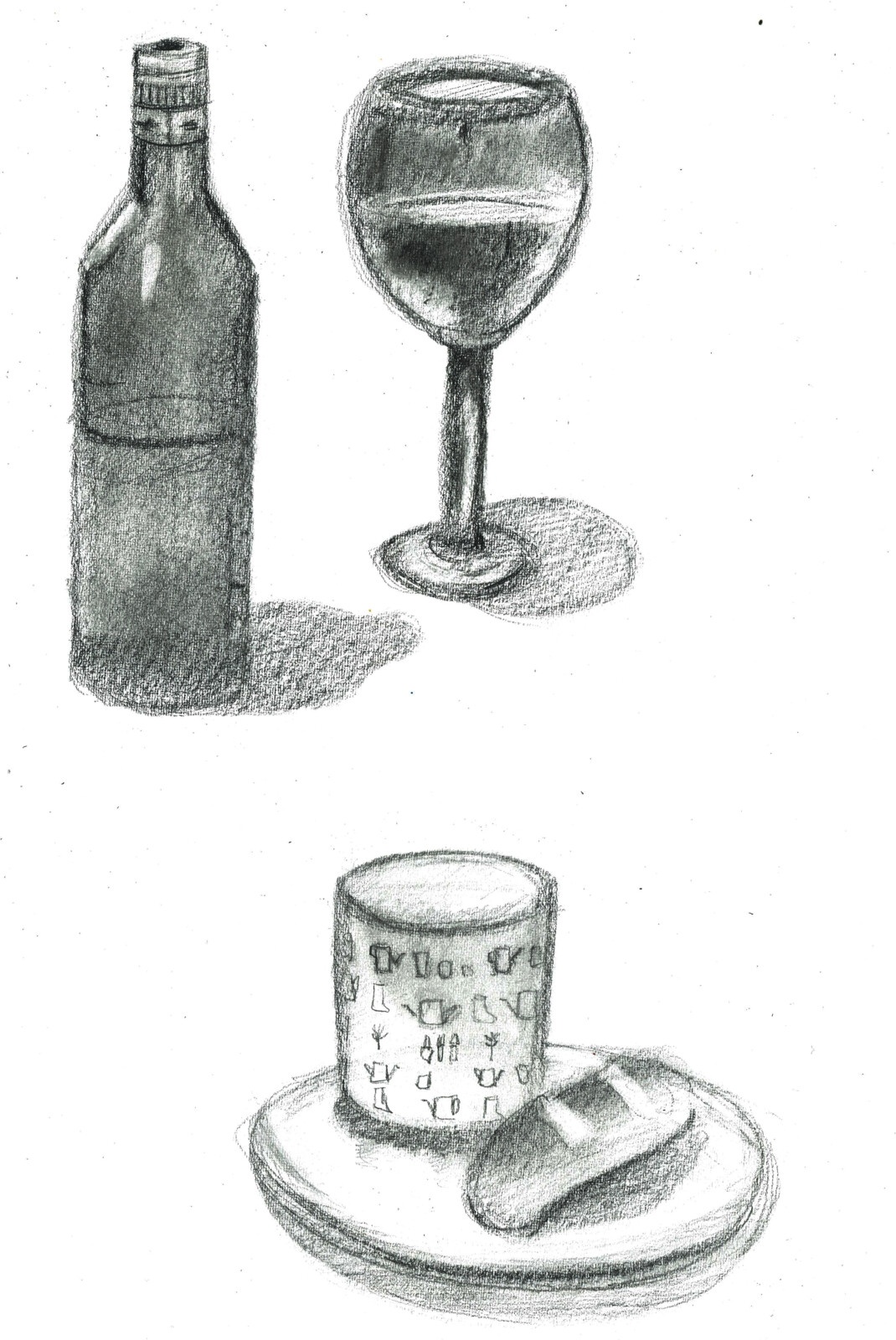 Conner Macmillan - Still Life Drawing - Household Objects