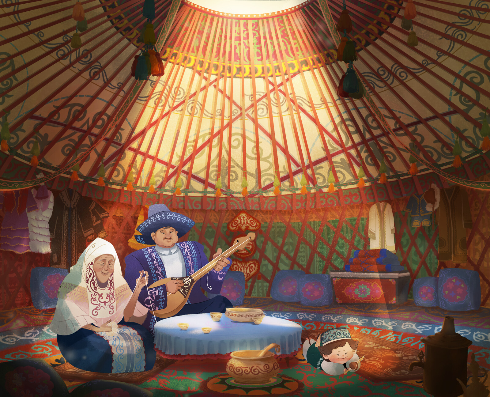 RusanJ- - kazak yurt