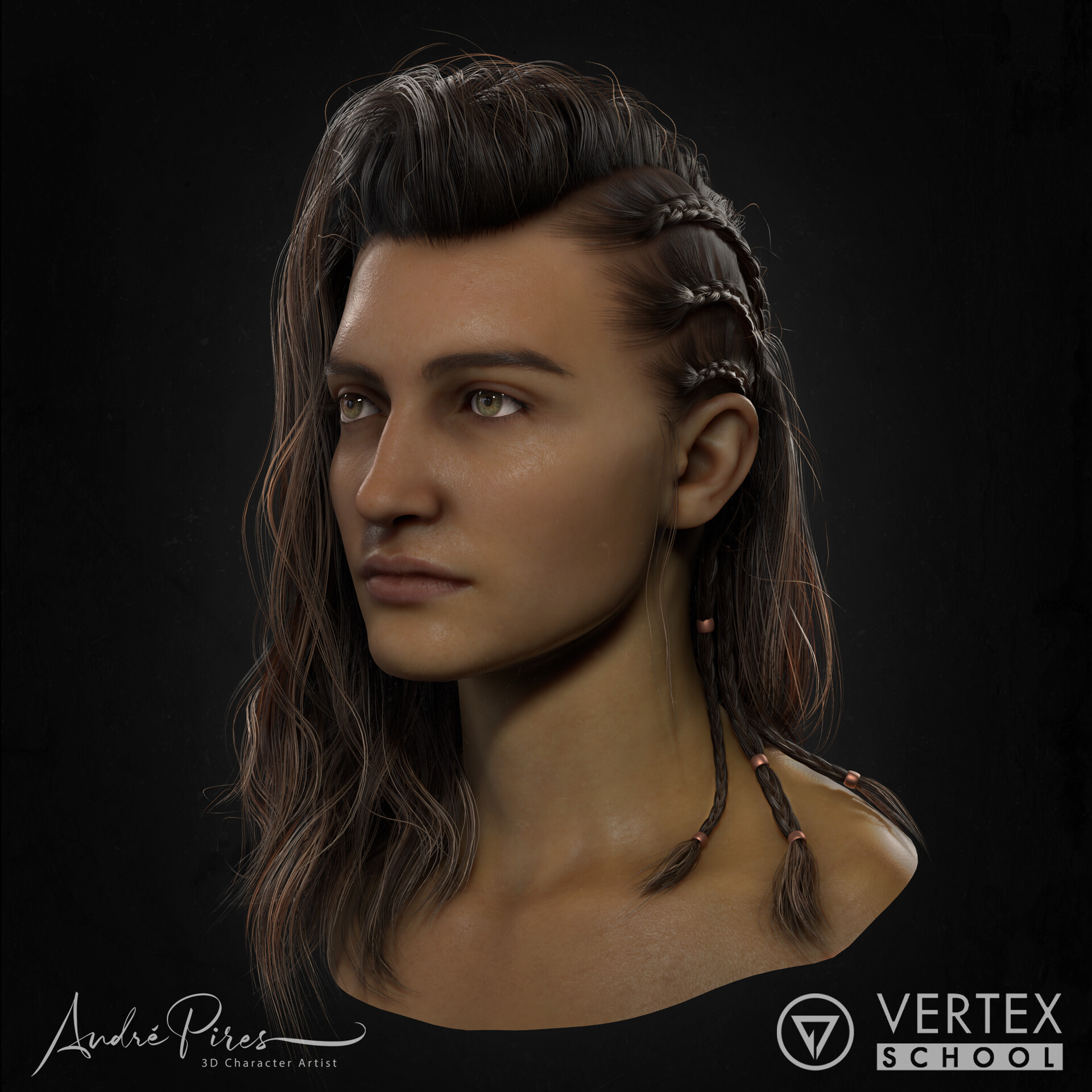 Andre Pires - Hair for Games workshop at Vertex School