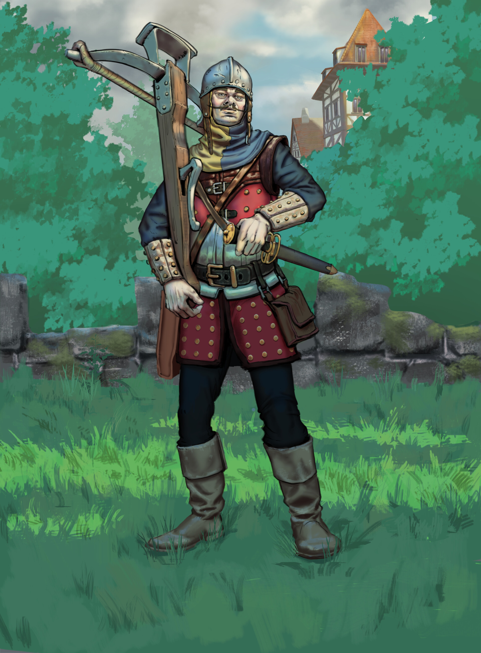 ArtStation - Town's militia