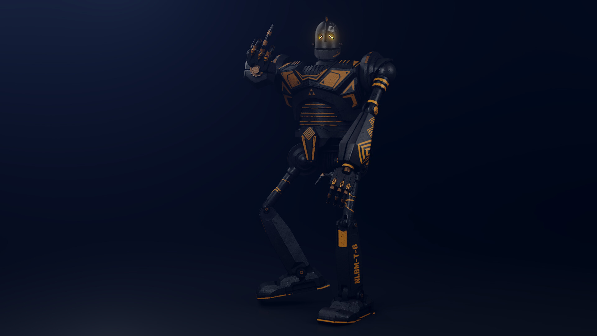 ArtStation - NLBM-T-6 - Mid fing Pose