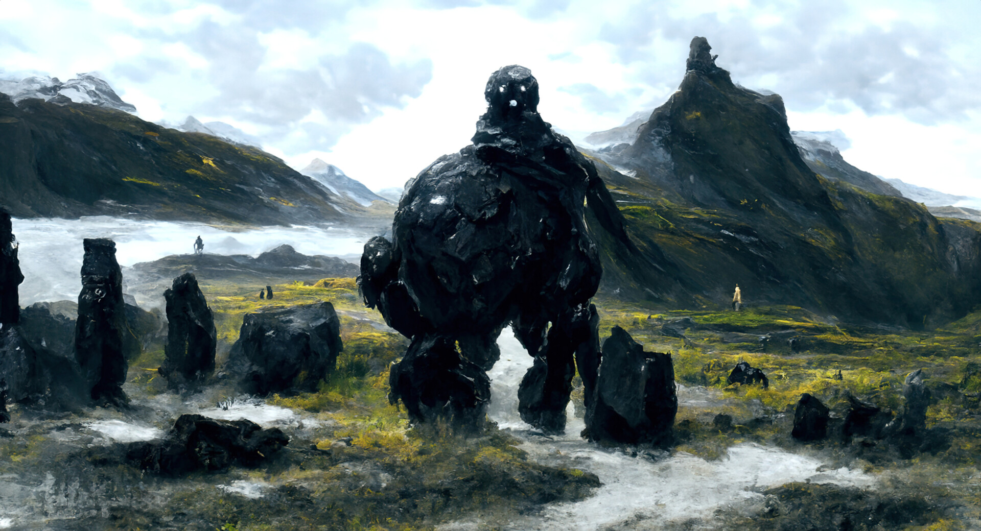 ArtStation - Stone golem - Concept Art