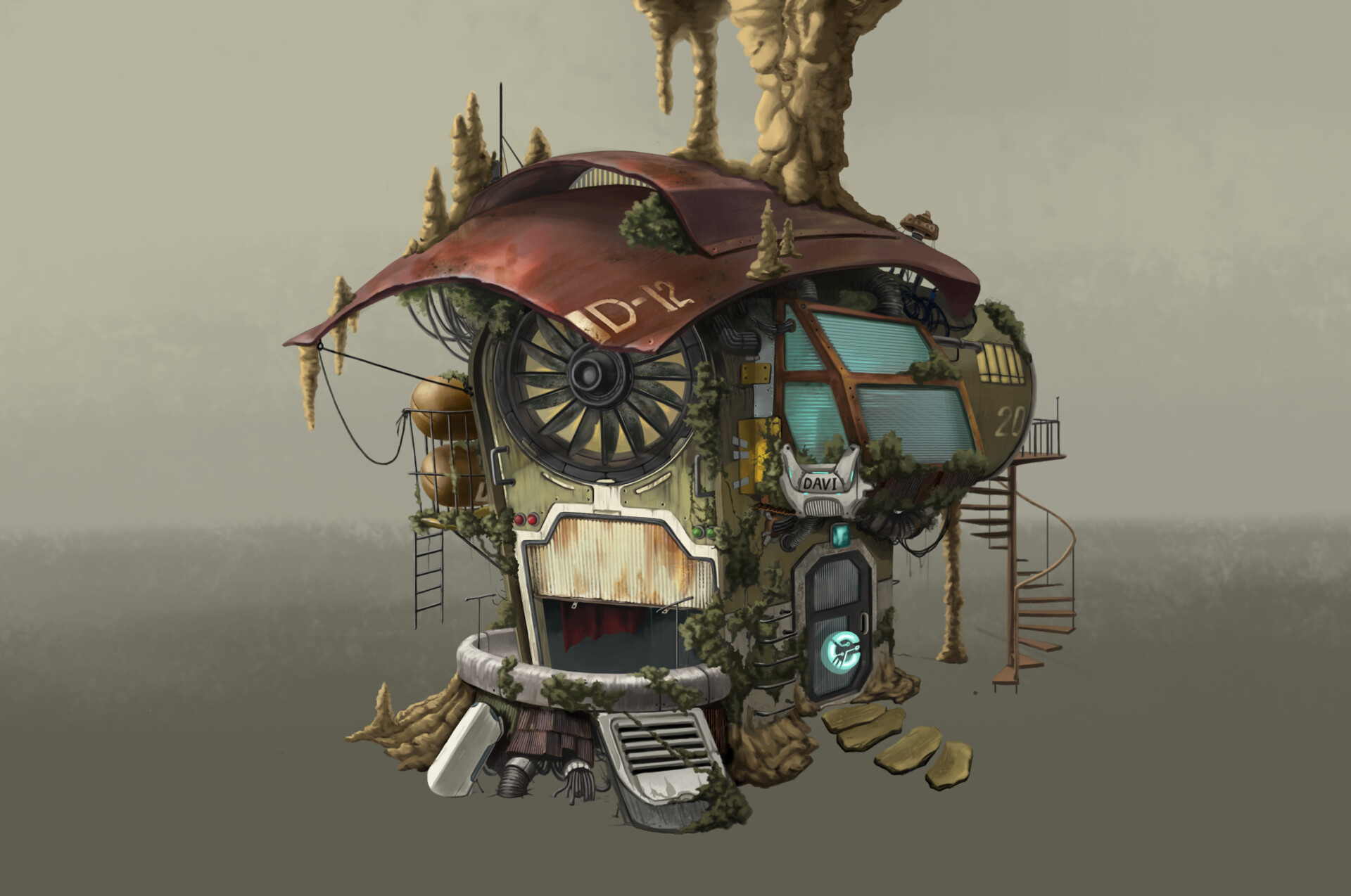 ArtStation - The Terminus- Fred's house design examples