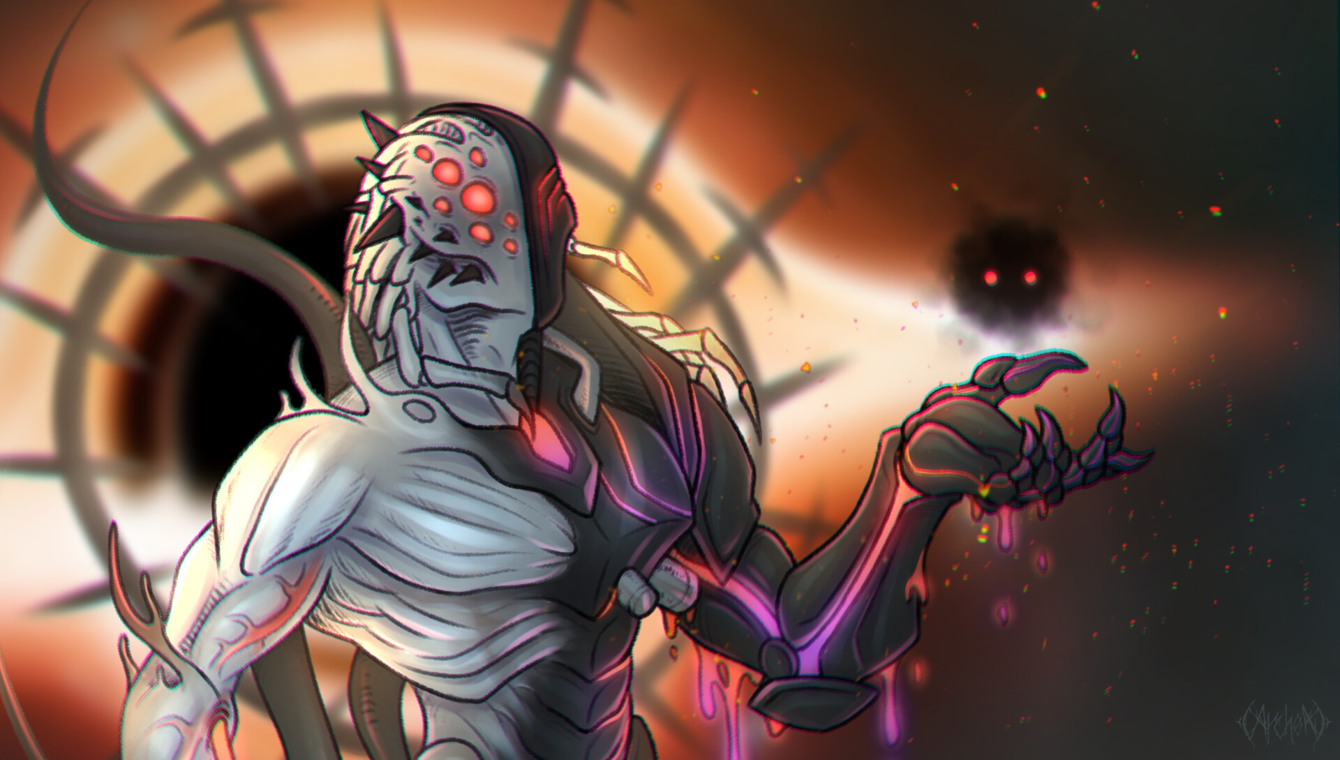 ArtStation - Mor'Krit the Rift Blade (character concept)