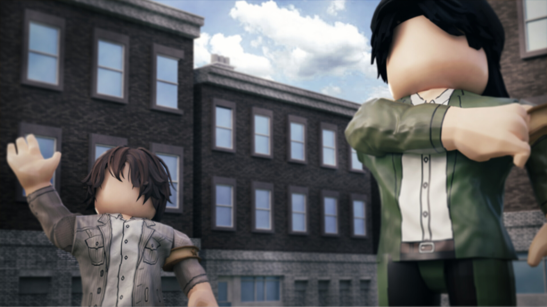 ArtStation - AOT Faye and Young Grisha Roblox GFX