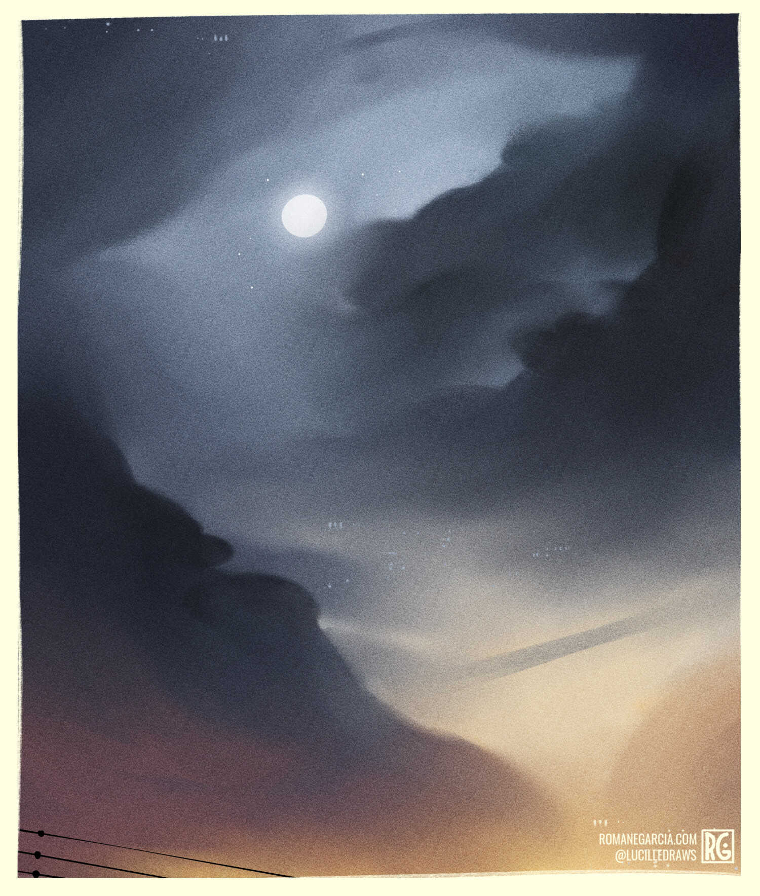 ArtStation - Cloudy sky studies II