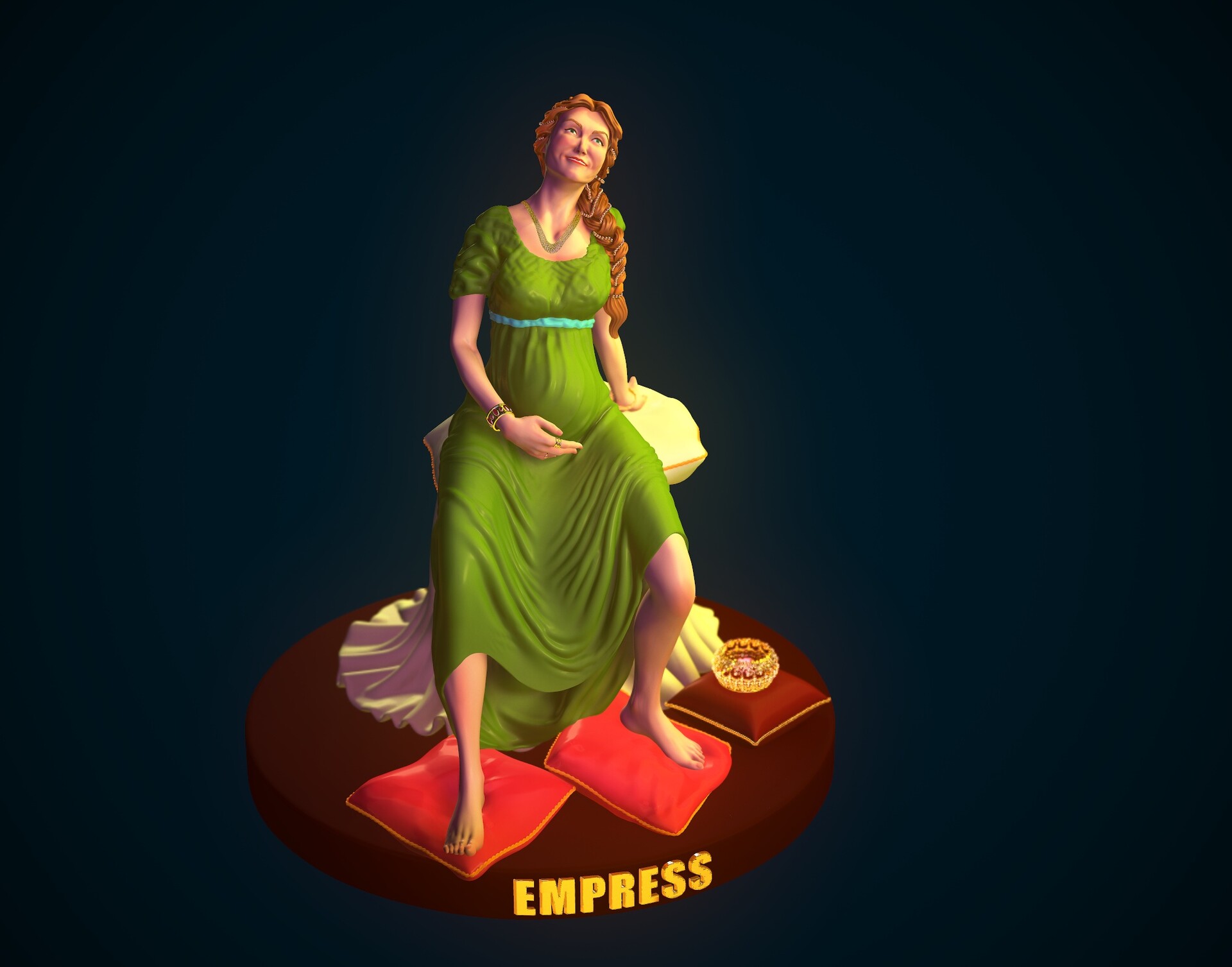 Victoria Kabanova - EMPRESS 3D model