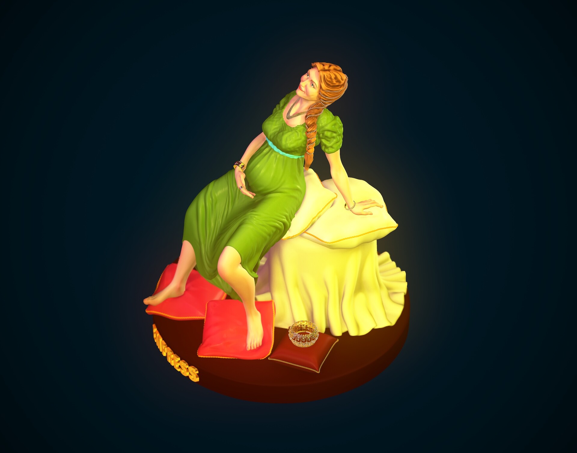 Victoria Kabanova - EMPRESS 3D model