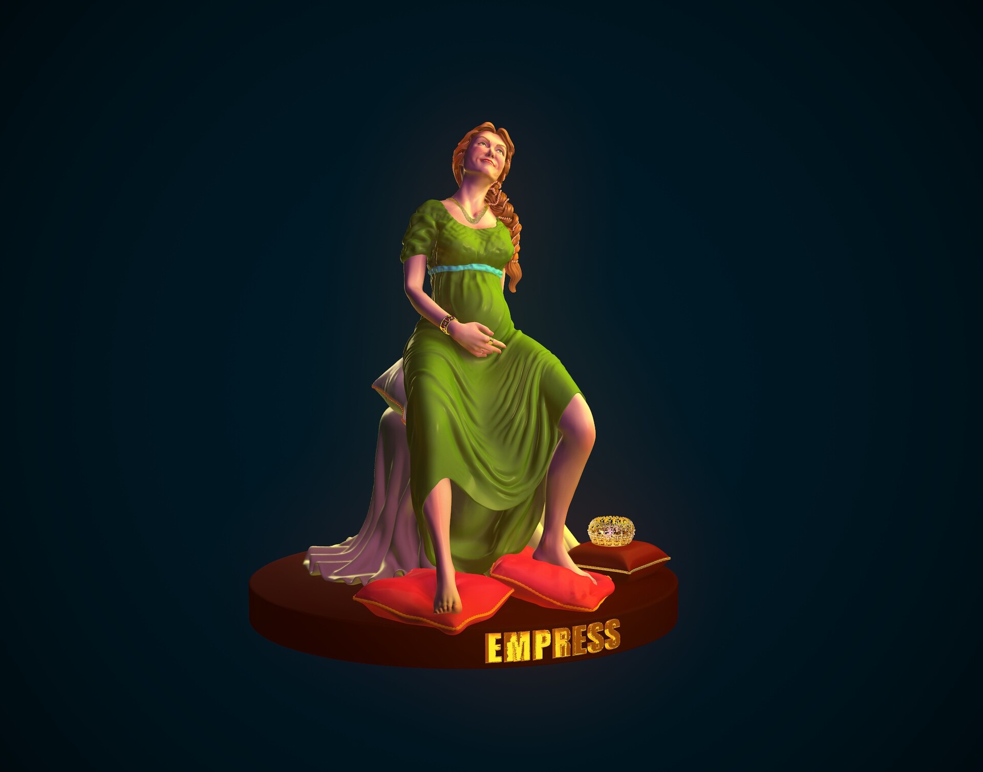 Victoria Kabanova - EMPRESS 3D model