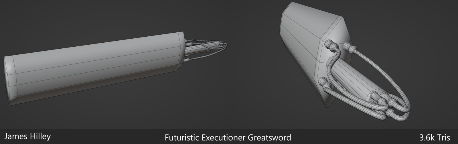 James Hilley - Futuristic Executioner Greatsword