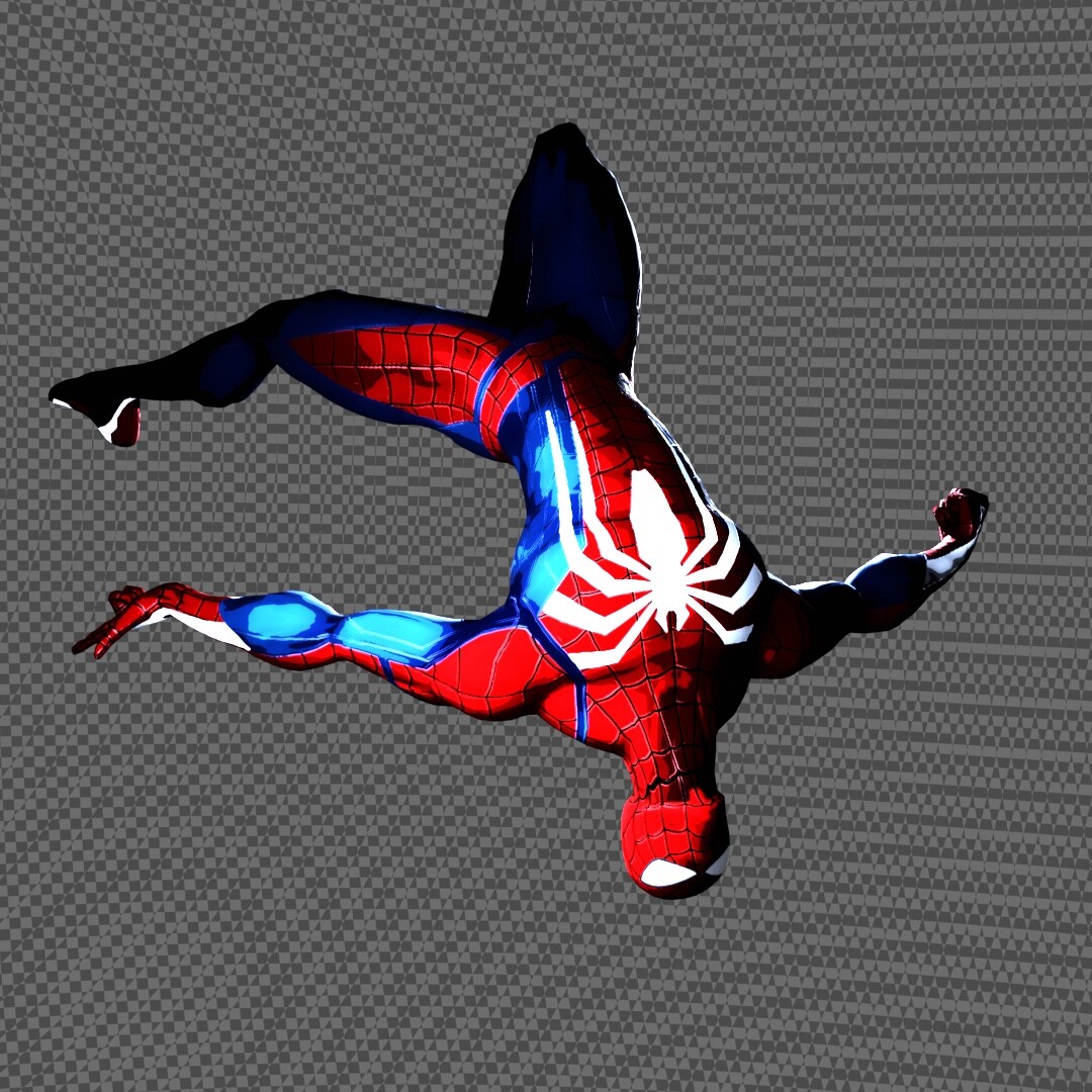ArtStation - Spider-Man comic shader